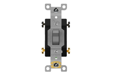 4-Way Toggle Switch, Commercial Grade Heavy Duty, Gray