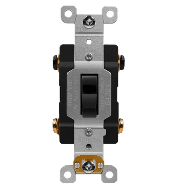 Antimicrobial 4-Way Toggle Switch, Black, Industrial Grade, Heavy Duty