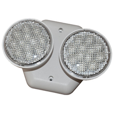 Emergency Light Remote Head, White Housing, Double Head, Standard ...