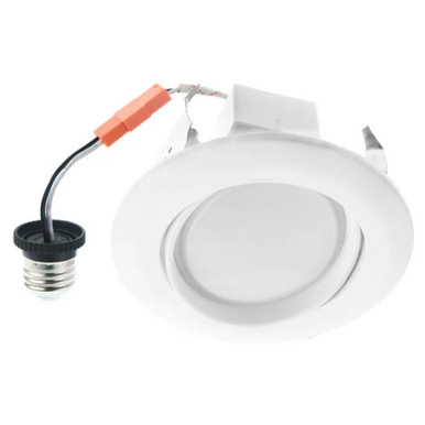 2" Adjustable Round Composite Recessed Trim, 7W, 600lm, 27K/30K/35K/40K/50K