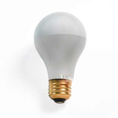 A19 Incandescent Silver Bowl Bulb 60W 2700K Medium (E26) Base 130V ...