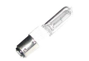 Halogen JC and JCD Type Lamp, 100W, Clear, Double Contact, 120V