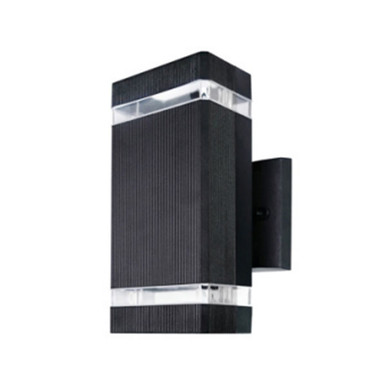 LED Rectangle Up/Down Outdoor Wall Sconce Fixture, 12 Watts, Multi-Volt ...