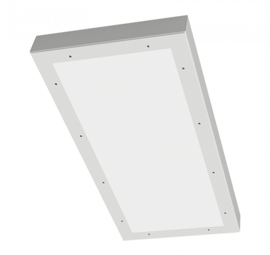 Surface Mount LED Clean Room Luminaire, 1x4, 4000K, 7000 Lumens, 18 ...