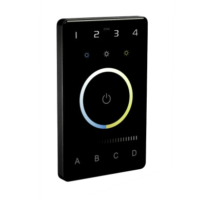 DMX Wall Control, Tunable CCT, 4 Zone Control
