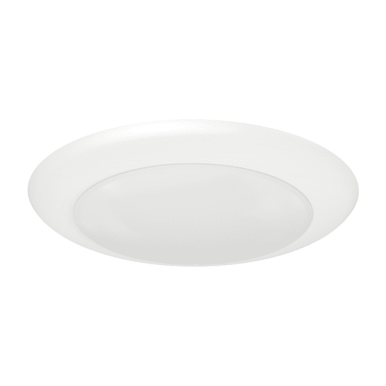 6" Round Surface Mount, Multi-Purpose Energy-Efficient Fixture, White