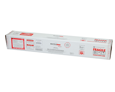 Small 4ft Shielded Fluorescent Lamp Recycling Box, 10/Case
