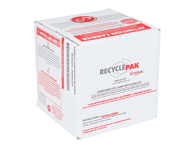 Extra Small CFL Recycling Box, 10/Case