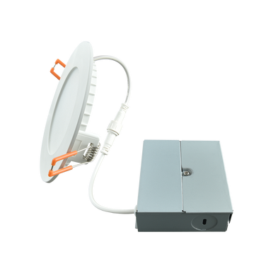 Downlight Wafer Remote, 4", 10W, 3000K, Dimming, White