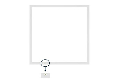 2X2 Flat Panel, Controls Ready 3.5mm Receptacle, Lumen Selectable, CCT ...