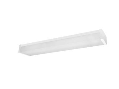 Linear Utility Wrap, 2ft, 120-277V, 20W, Color Selectable