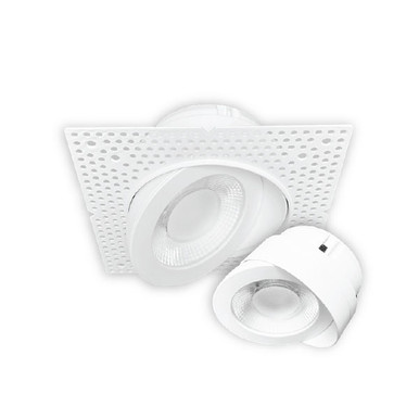 Lum-Tech LT25462, 4" Trimless Floating Gimbal LED Downlight, 5CCT ...