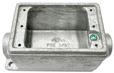 Garvin Industries FS Cast Device Box, Single Gang, Dual Hub, Heavy Duty ...