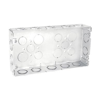 Garvin Industries Three Gang Multi-Gang Box, 1-5/8" Deep, with Conduit ...