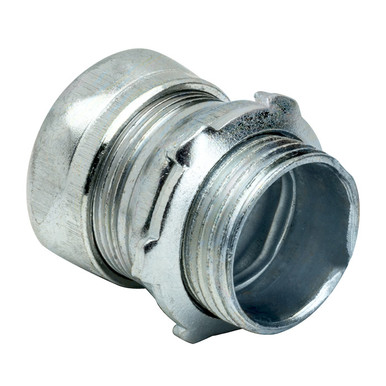Garvin Industries 2" EMT Compression Connector, Steel, Concrete Tight ...