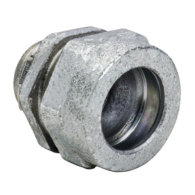 Garvin Industries 1/2" Rigid Compression Connector, Malleable Iron ...