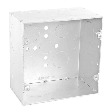 Garvin Industries 5 Inch Square Electrical Box, 2-7/8 Inch Deep, Welded ...