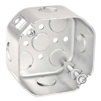 Garvin Industries 4" Octagon Ceiling Fan Box, 2-1/8" Deep, Drawn ...