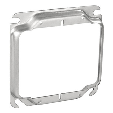 Garvin Industries 4" Square Two Gang Device Ring, 1/2" Raised