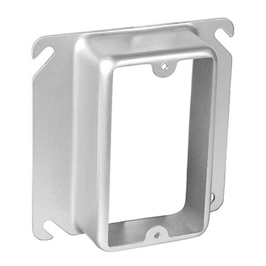 Garvin Industries 4" Square One Gang Device Ring, 1-1/4" Raised