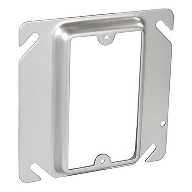 Garvin Industries 4" Square One Gang Device Ring, 1/2" Raised ...