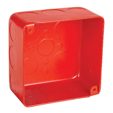 Garvin Industries 4" Square Life Safety Box, 2-1/8" Deep, Drawn ...
