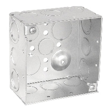 Garvin Industries 4" Square Electrical Box, 2-1/8" Deep, Combination ...