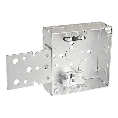 Garvin Industries 4" Square Electrical Box, 1-1/2" Deep, 1/2" Knockouts ...