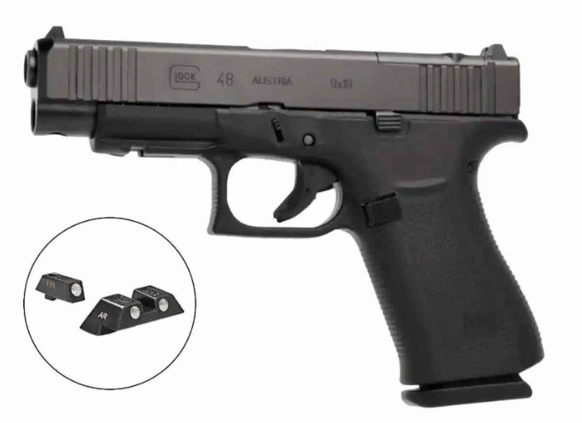 GLOCK 48 MOS Gen5 9mm **BLUE LABEL/LAW ENFORCEMENT**