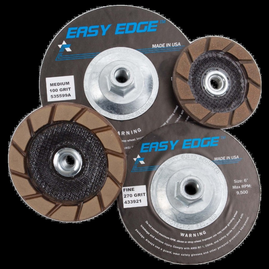 EASY EDGE EDGER DIAMONDS MEDIUM 100 GRIT - NEW IN BOX - Made in USA.