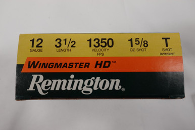 REMINGTON WINGMASTER HEAVY DENSITY 12 GA 3 1/2" 1 5/8 oz Shot T