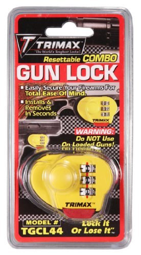 TRIMAX TGCL44 Max Security Combo Gun Lock, Sing