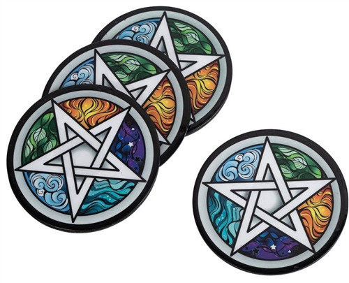 Altar Tile - Elemental Pentagram - Uncle Festers