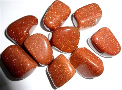 Brown Goldstone Tumbled Stone - Uncle Festers