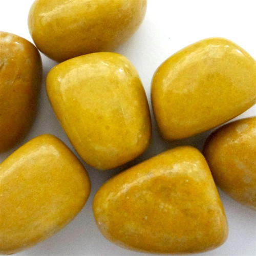 Yellow Jasper Tumbled Stone - Uncle Festers