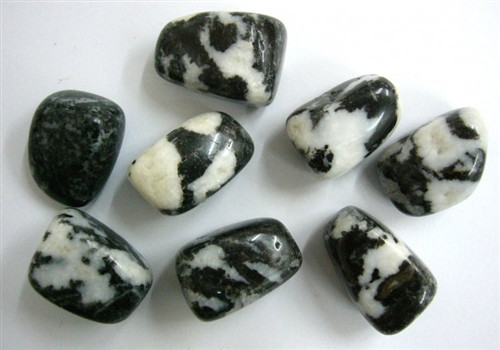 Zebra Marble Tumbled Stone - Uncle Festers