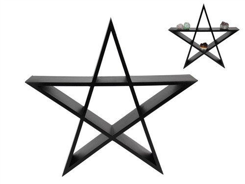 Pentagram Wall Shelf - Uncle Festers