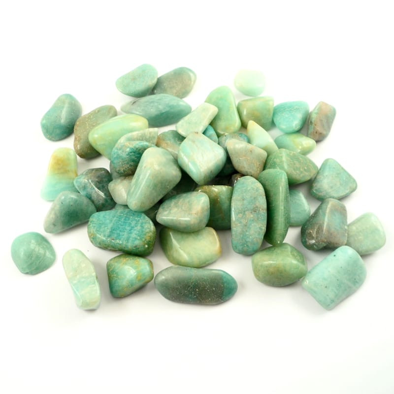 Amazonite tumbled stones - Uncle Festers