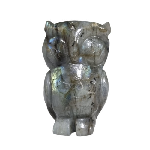Crystal Carved Owls - Uncle Festers