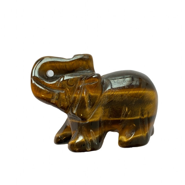 Crystal Carved Elephants - Uncle Festers