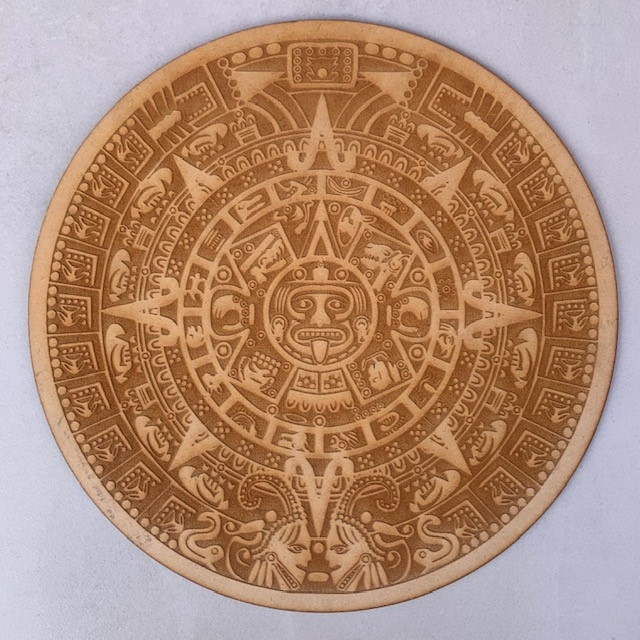 Large Crystal Grid - Aztec design - Uncle Festers