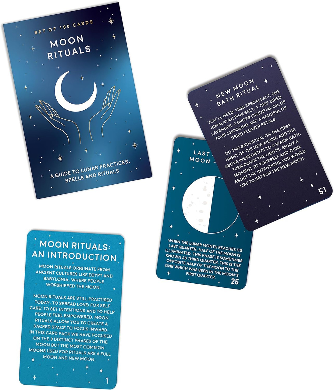 Set of 100 Cards - Moon Rituals - Uncle Festers