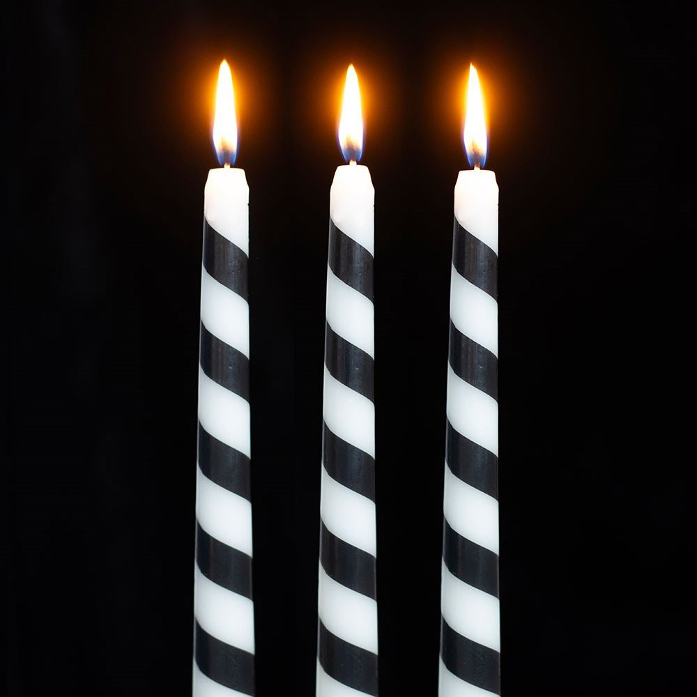 Taper Candles - Cursed Candy Cane - Uncle Festers