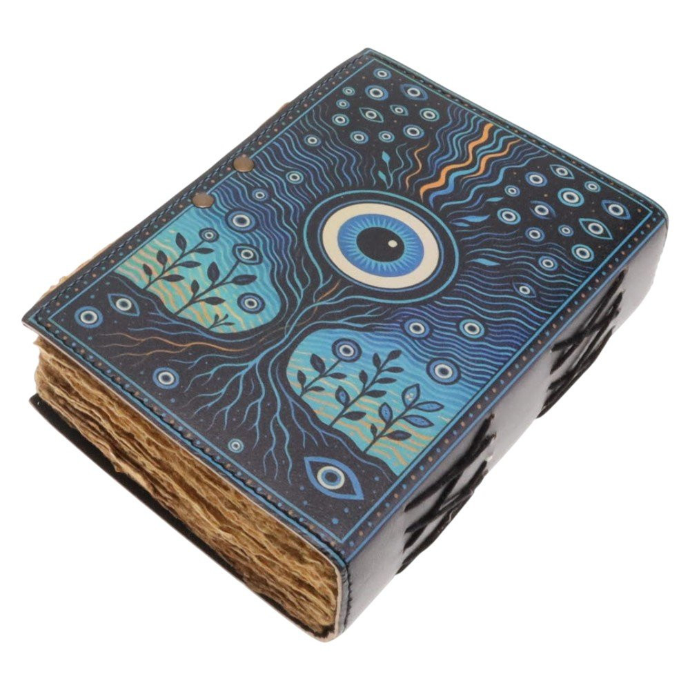 Leather Journal - Turkish Eye Tree - Uncle Festers