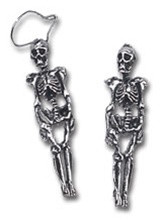 Alchemy Skeleton earrings (pair) - Uncle Festers