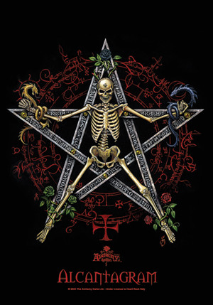 Alchemy - Alcantagram wall flag - Uncle Festers