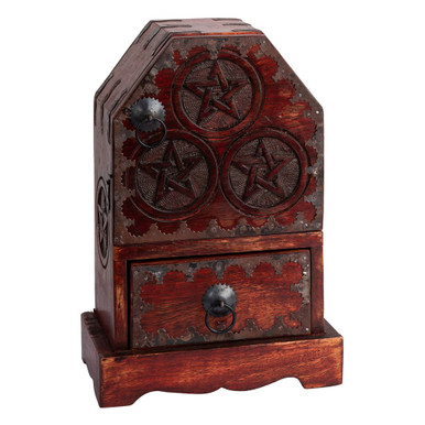 Fancy Chest Cupboard with Pentagrams - Uncle Festers