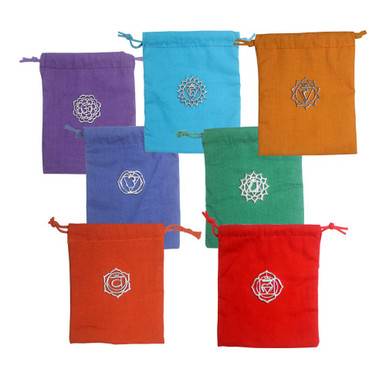 Cotton bags - Chakra Colours set - Uncle Festers