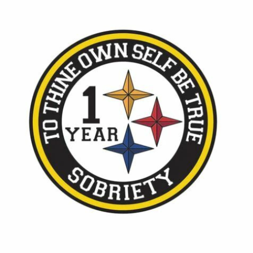 Black & Gold Medallion AA Responsibility Pledge - Doing It Sober