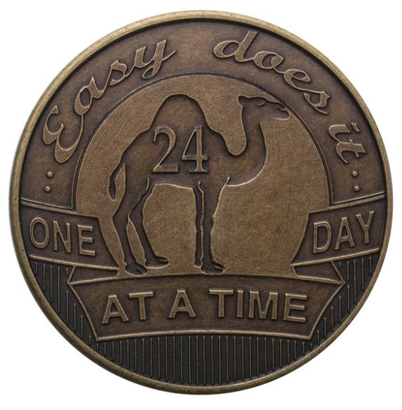 Easy Does It 24 hrs Camel AA Token Bronze Medallion- DoingItSober